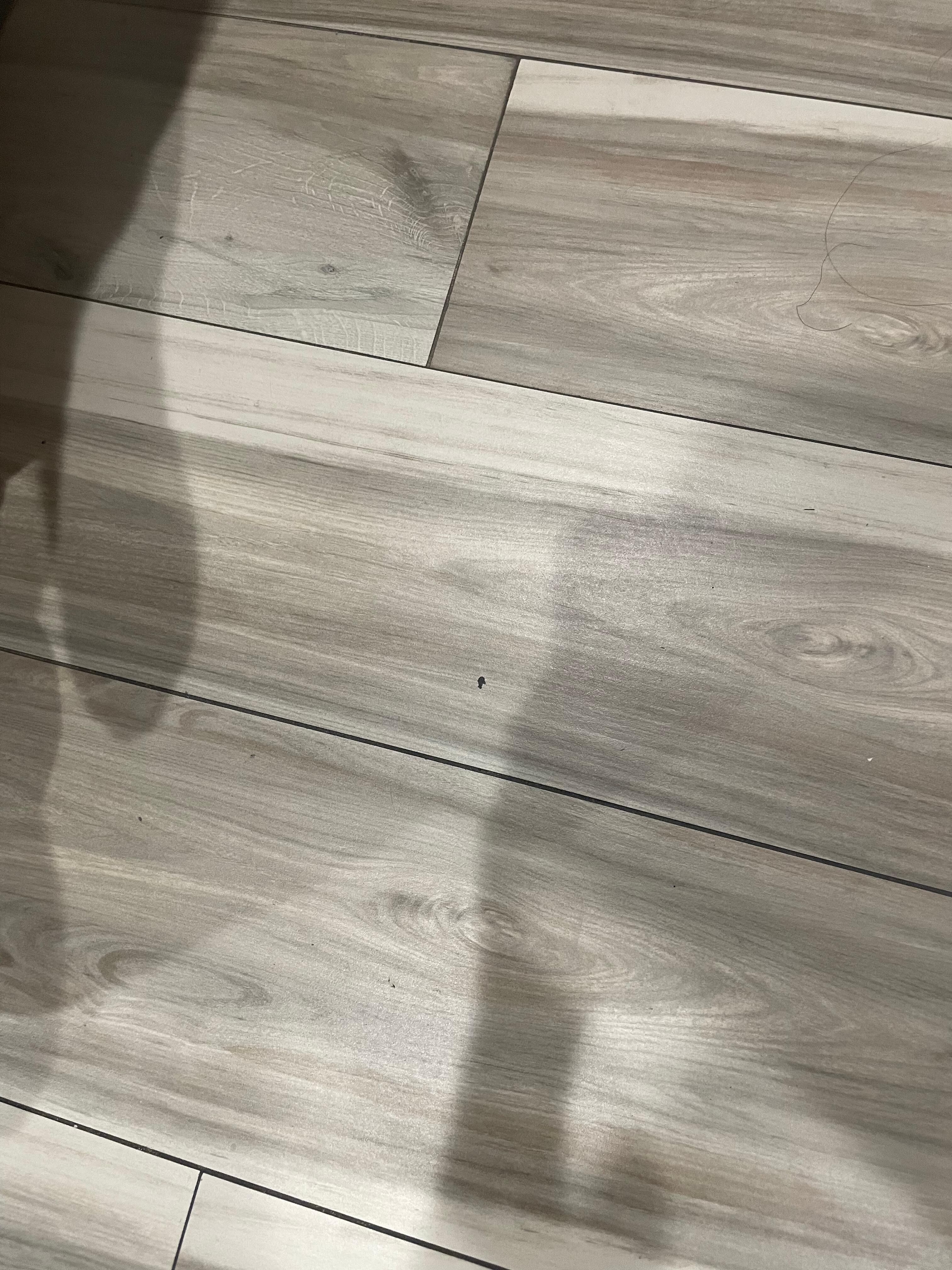 Dirty room floor