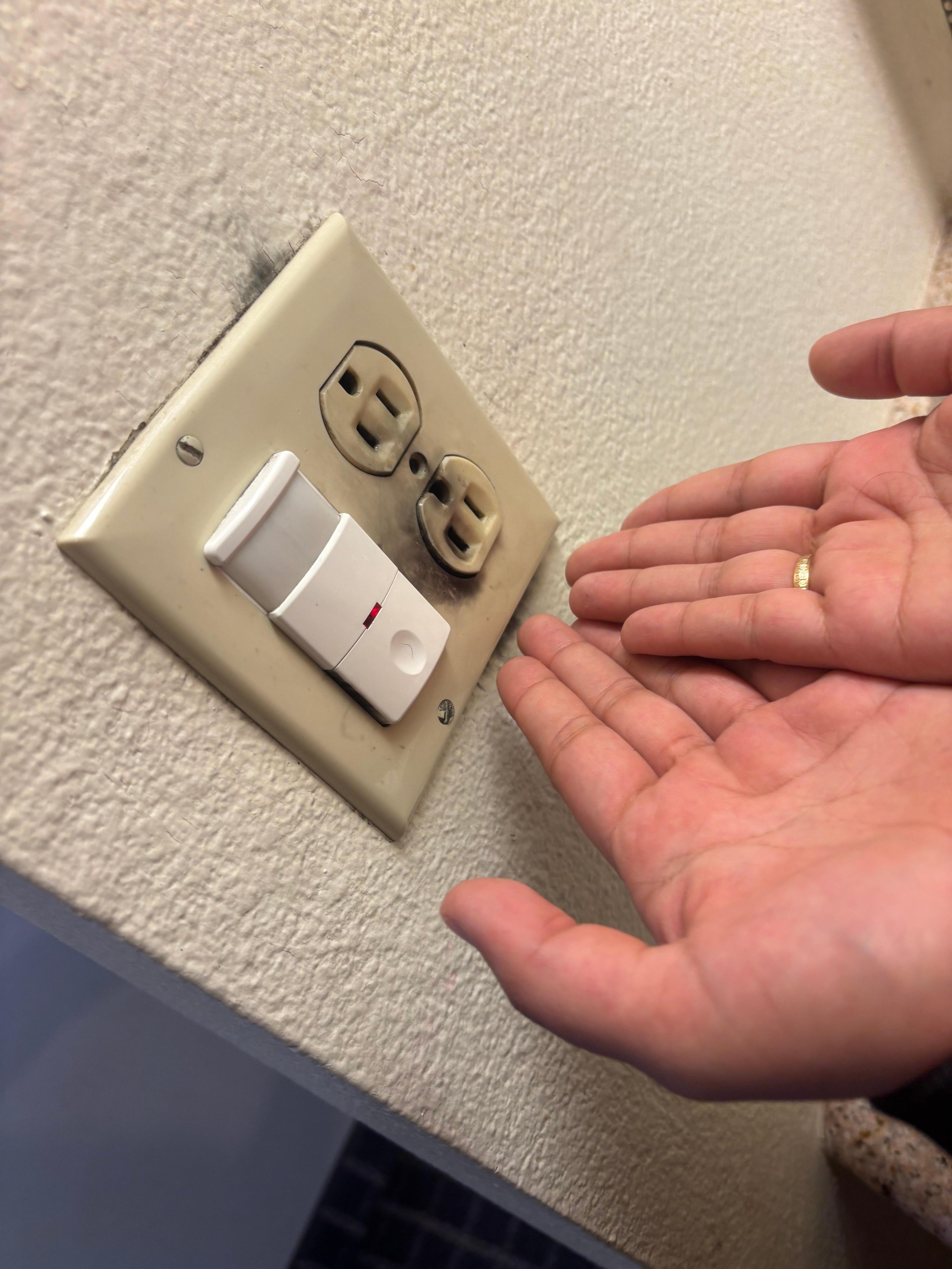 Burnt fuse that almost shocked me.