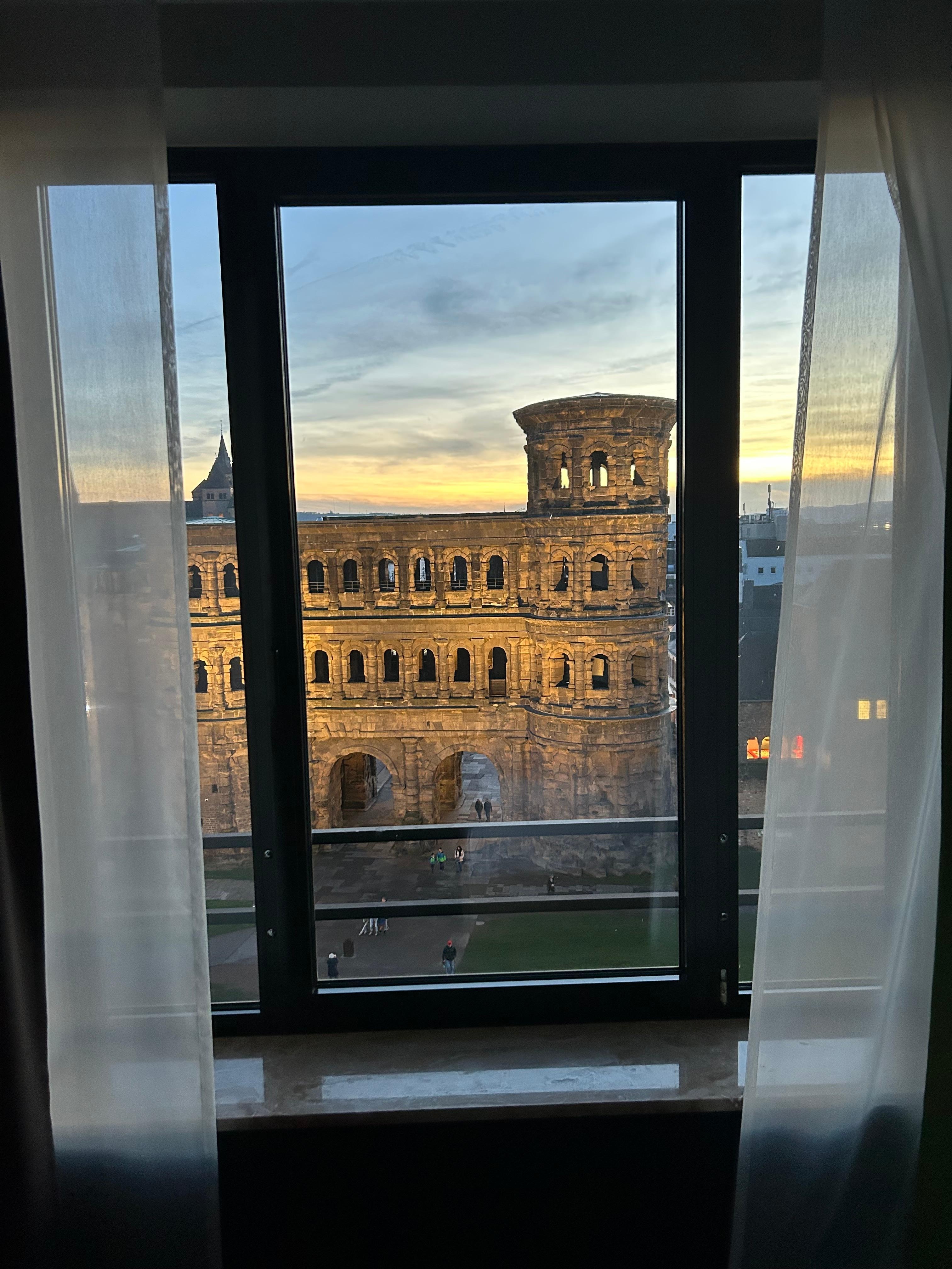 Fin utsikt från rummet 