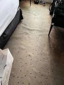 Moquette usagée inadmissible dans un 5*