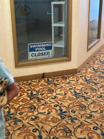 Pool closed the entire time