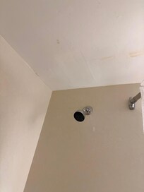 water damage in ceiling