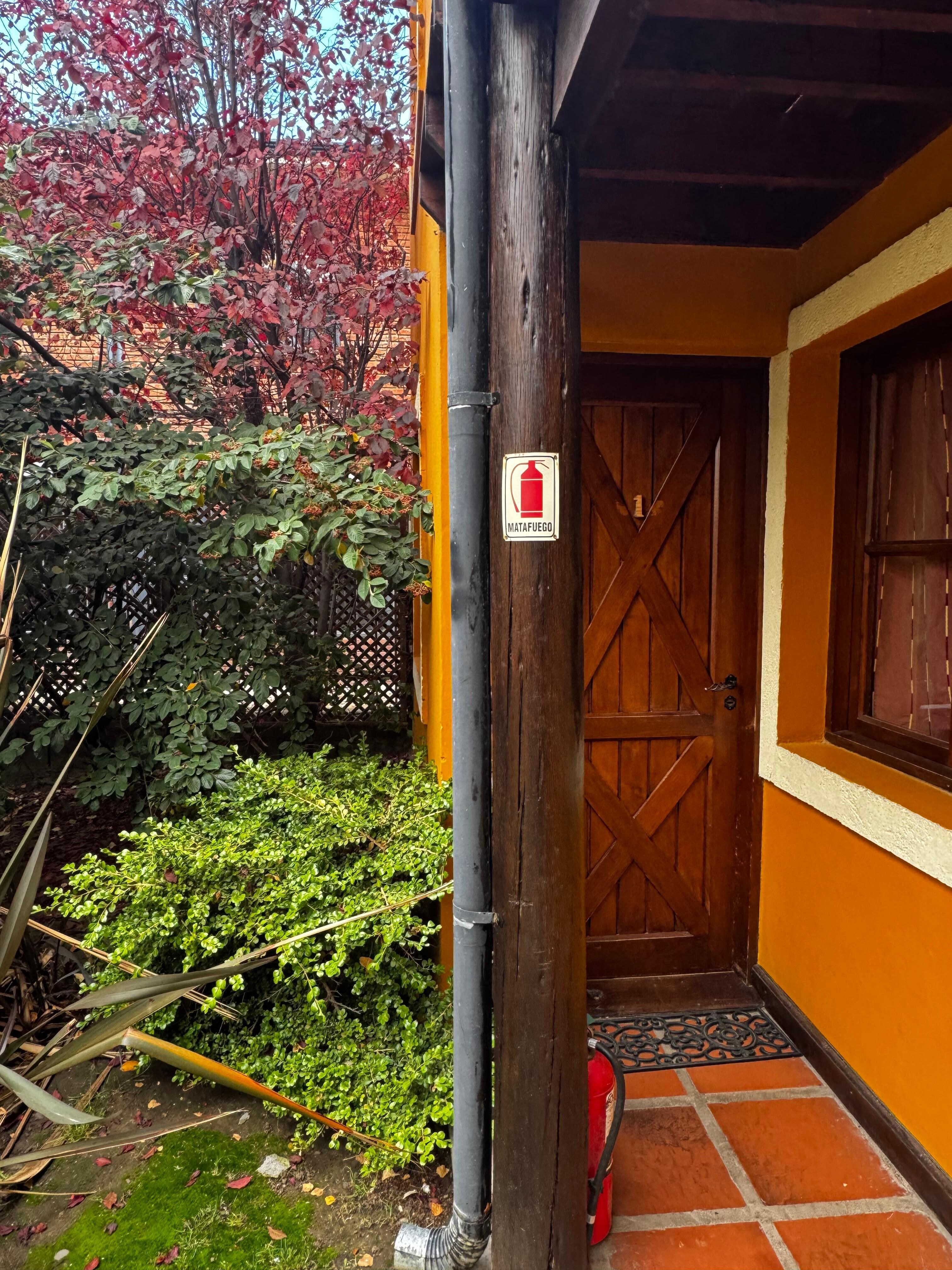The door of our room 