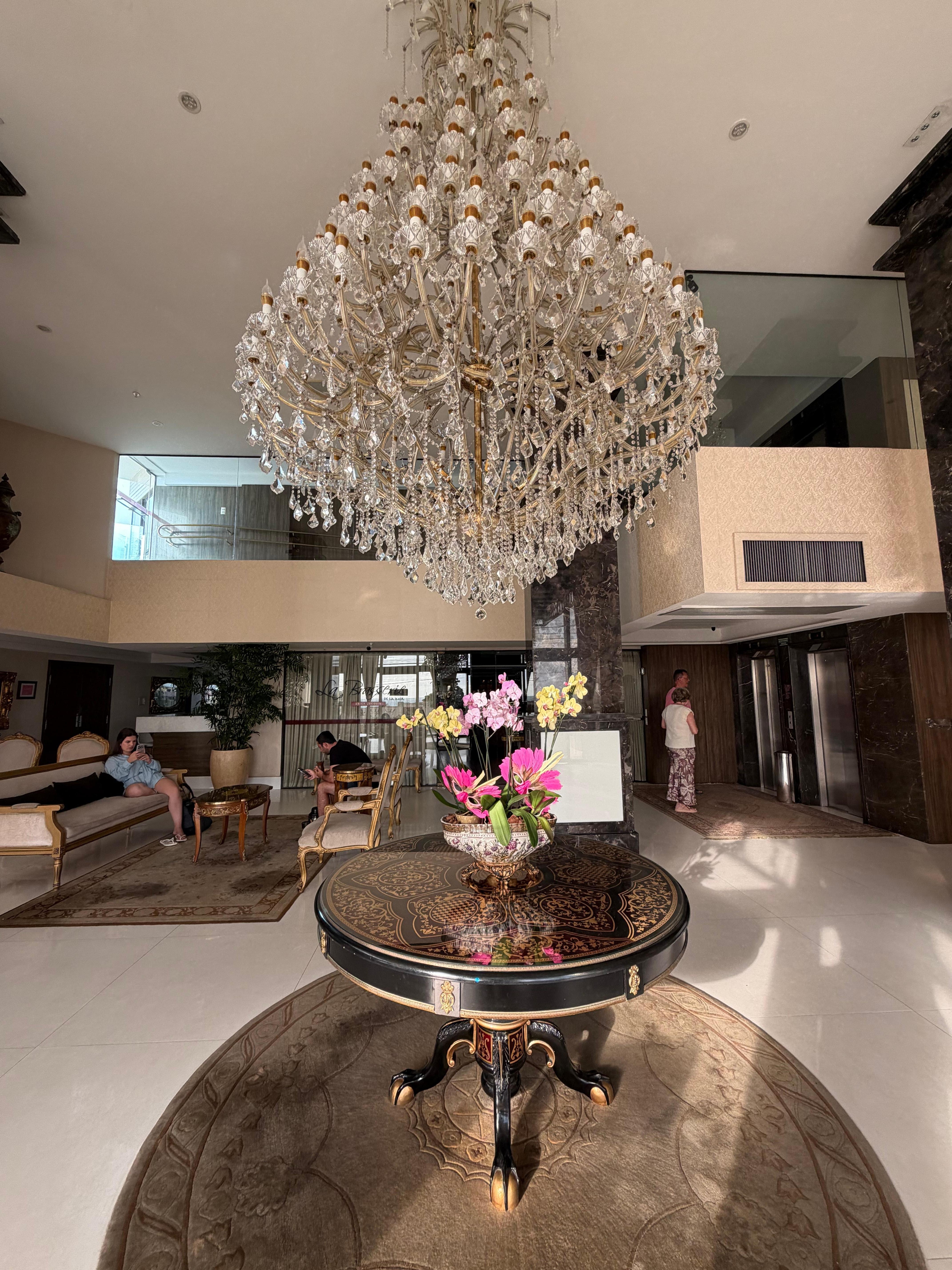 Recepção impecável 