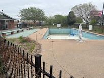 Not swimming season yet but you could at least make it look presentable instead of abandoned.