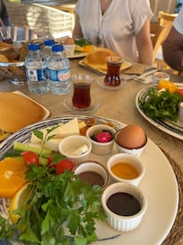 En utav frukost valen.