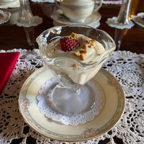 Amazing breakfast!! Had these beautiful and tasty parfaits to start!