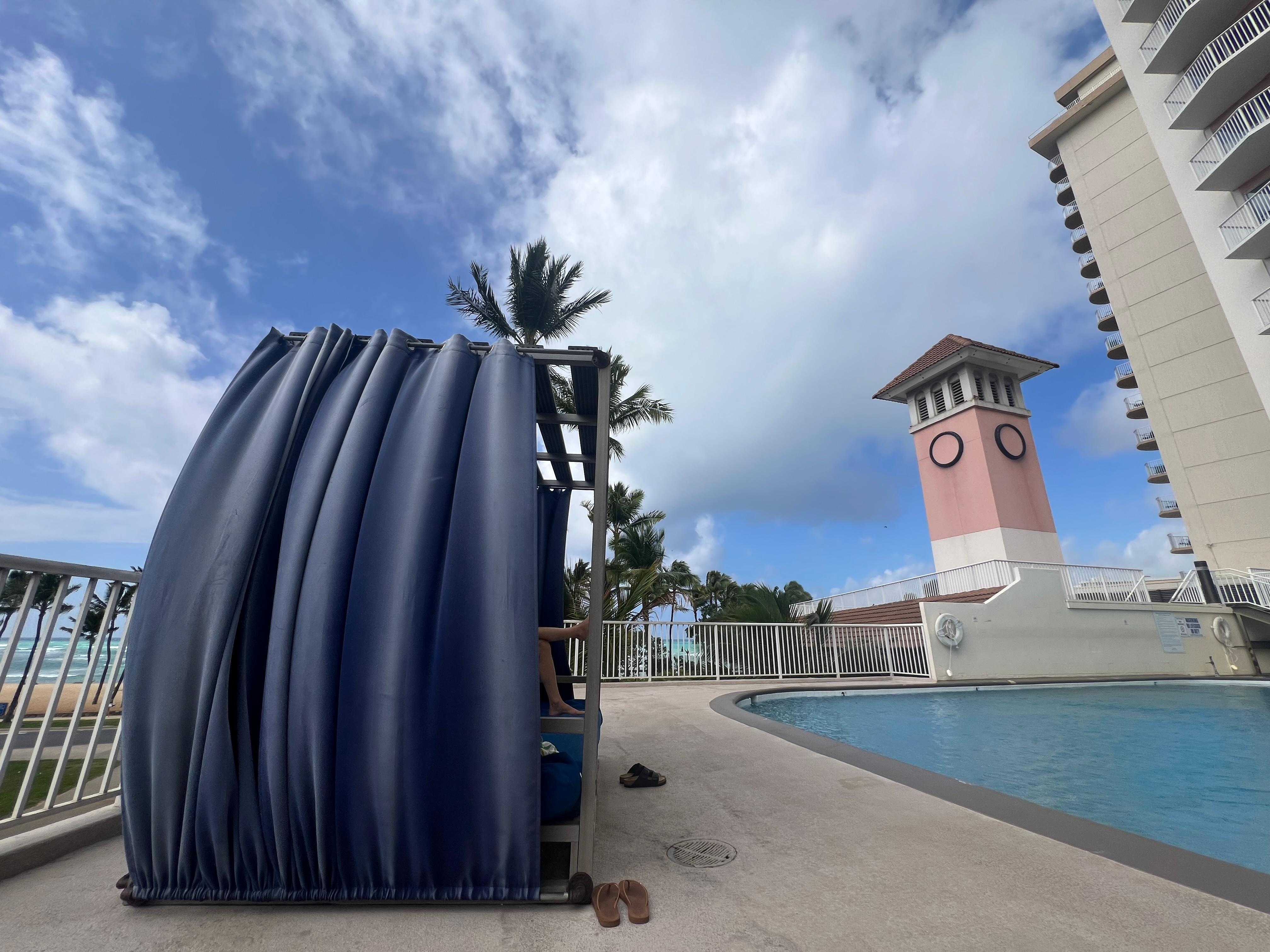 Pool area was clean and always had chairs available!