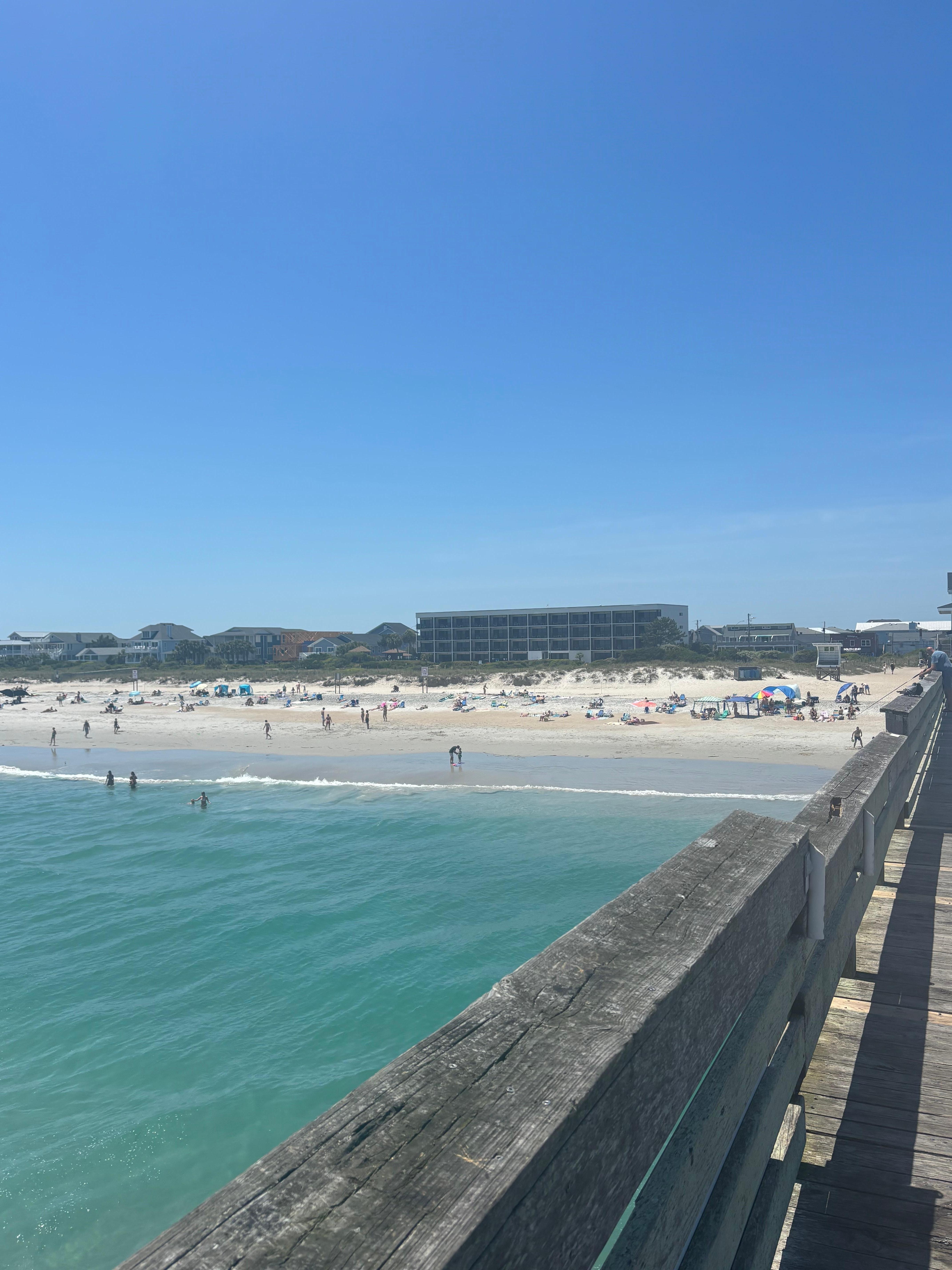How close the suites are to the beach and pier. 