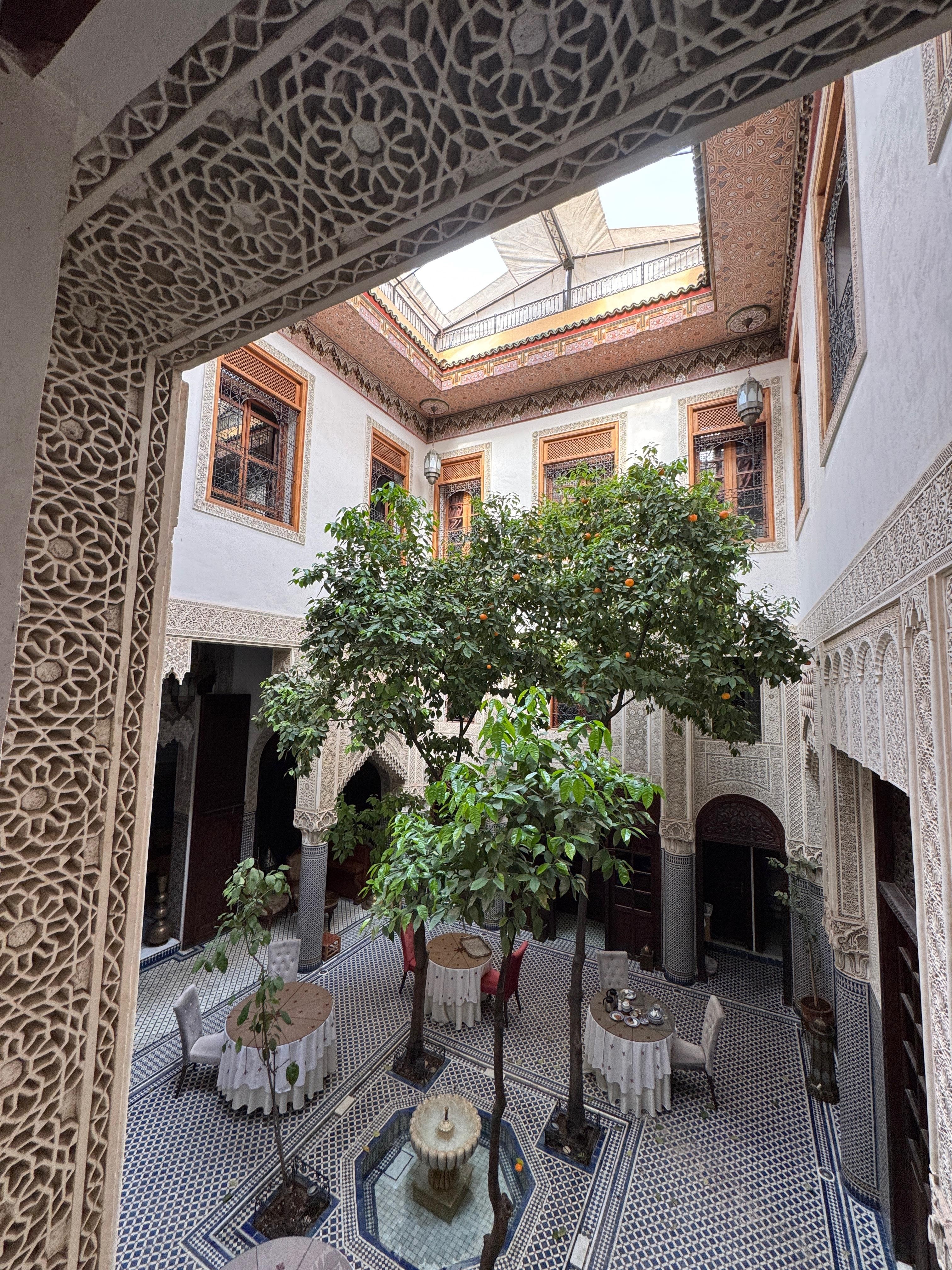 Courtyard in day
