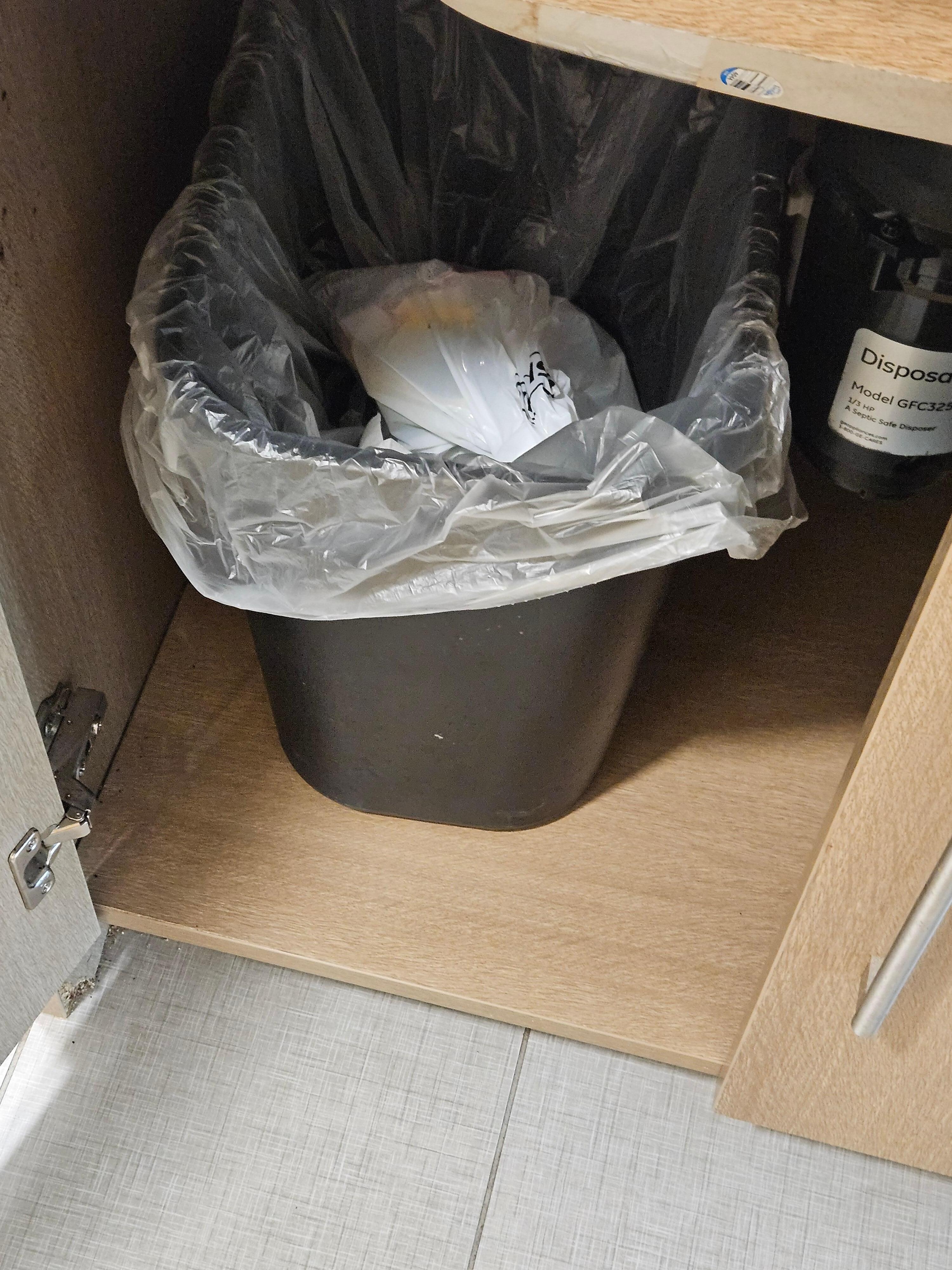 Trash from previous guest