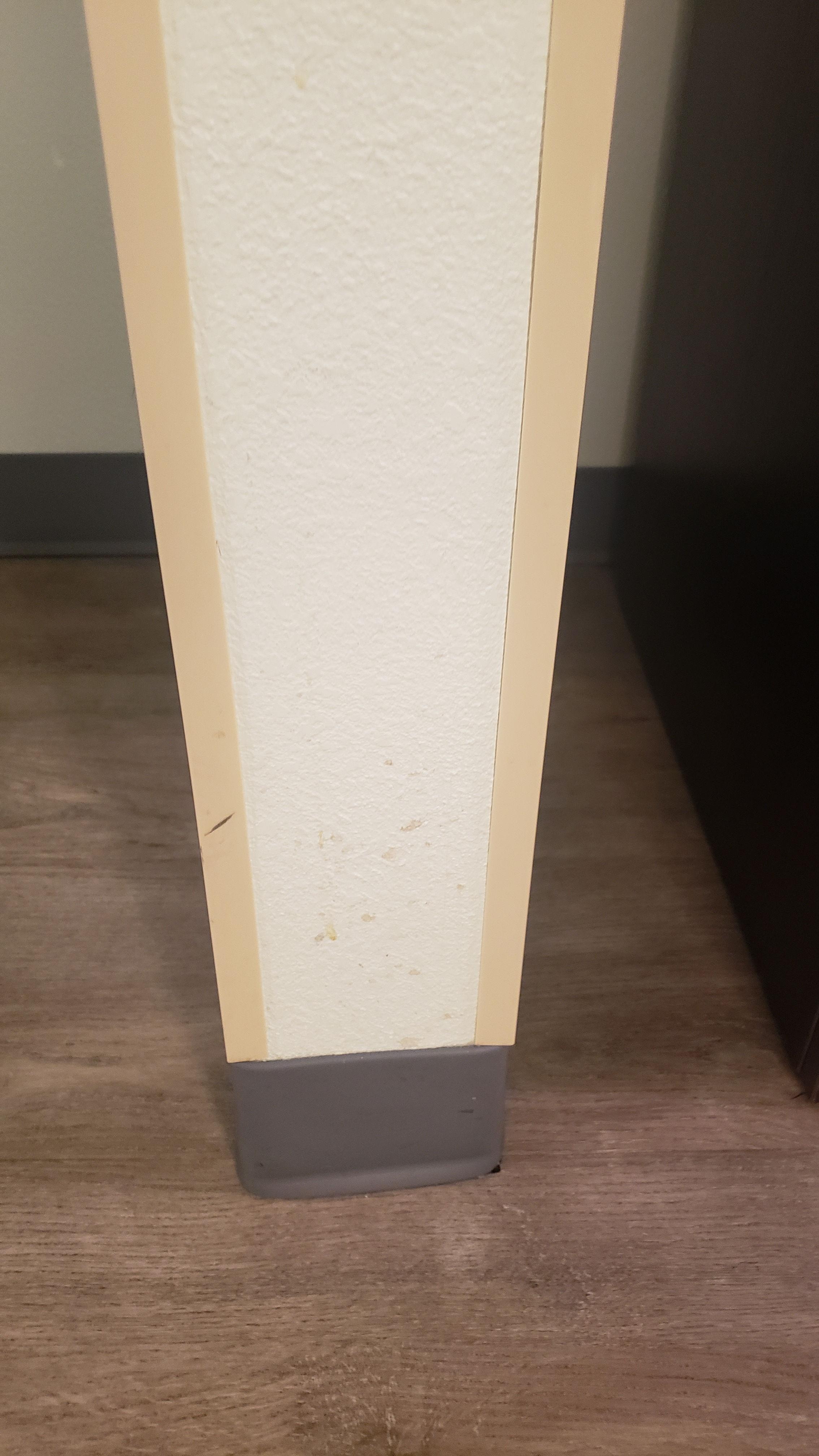 Damaged wall