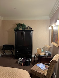 The bed was really far from the tv