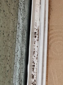 Rail de la Porte de douche moisie et odeur… impossible à nettoyer car encrassé depuis des années