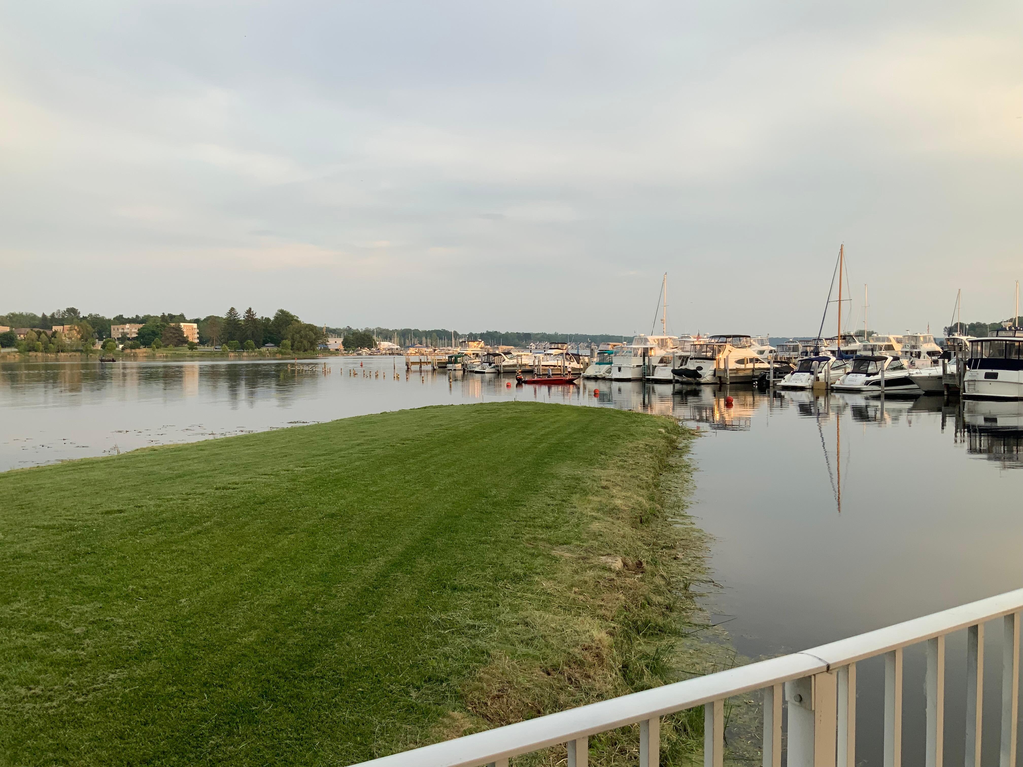 View from outside deck. 