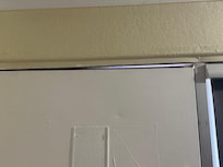 Big crack between the door jam, and the door