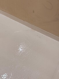 The bath was dirty with hair from previous guest