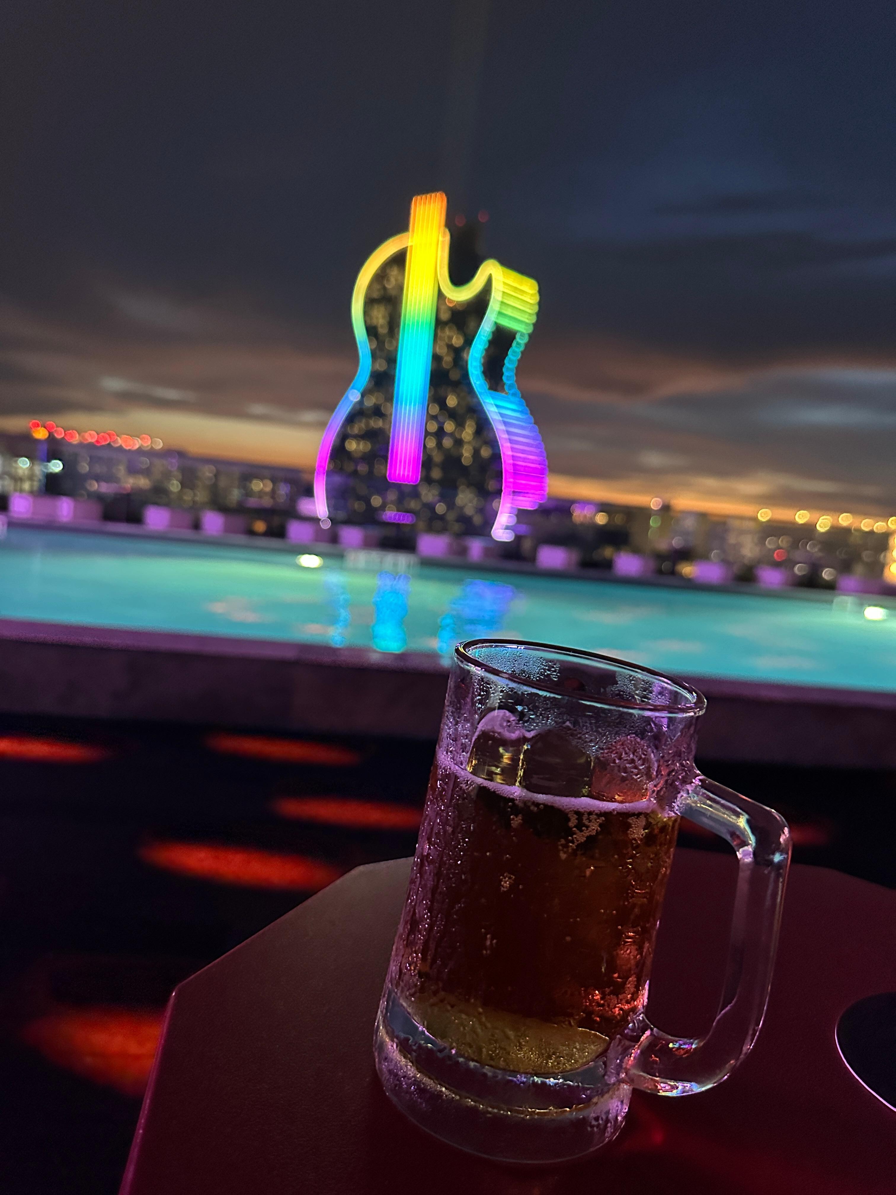 Roof top drink 