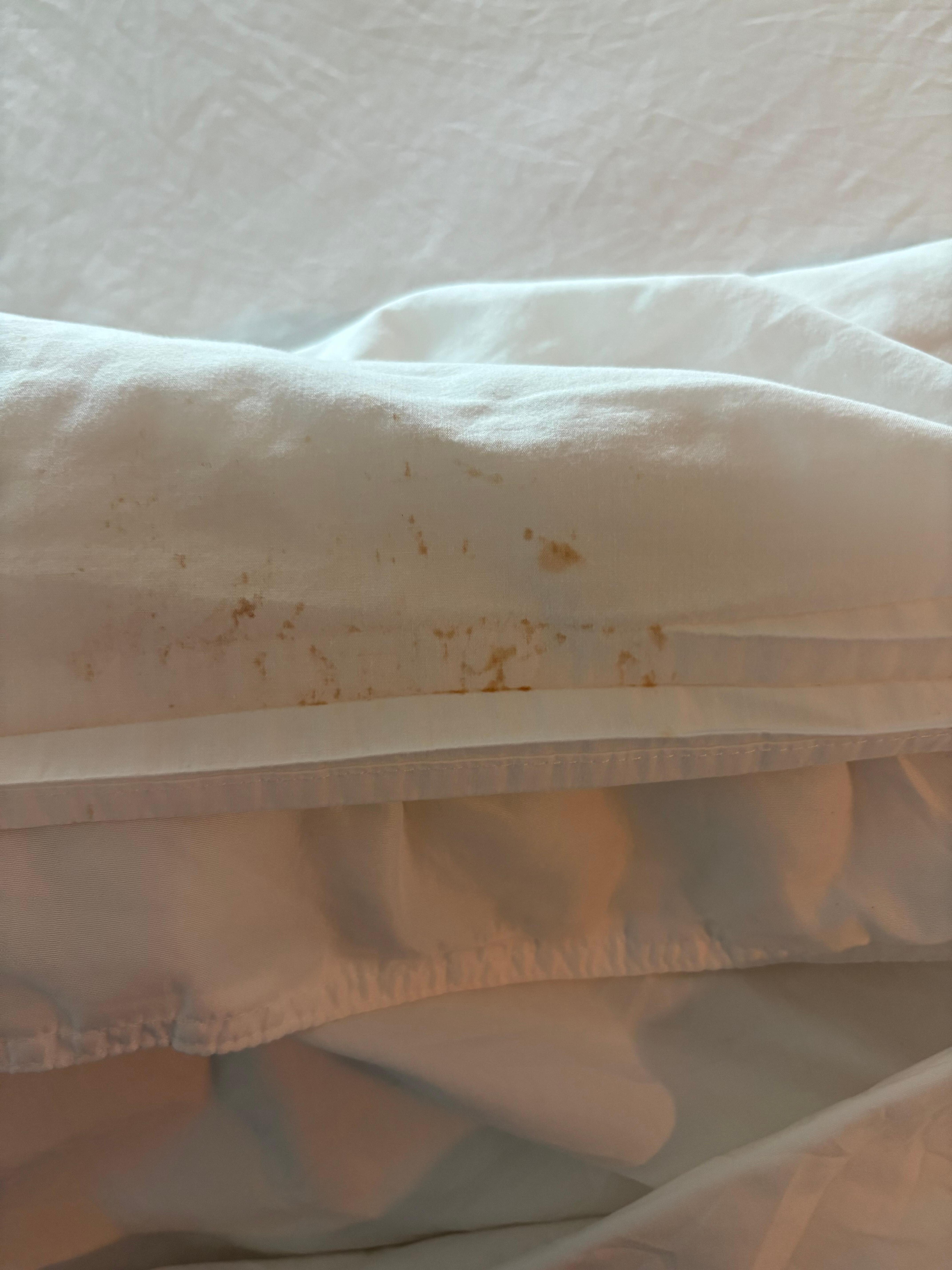 Dirty bedding