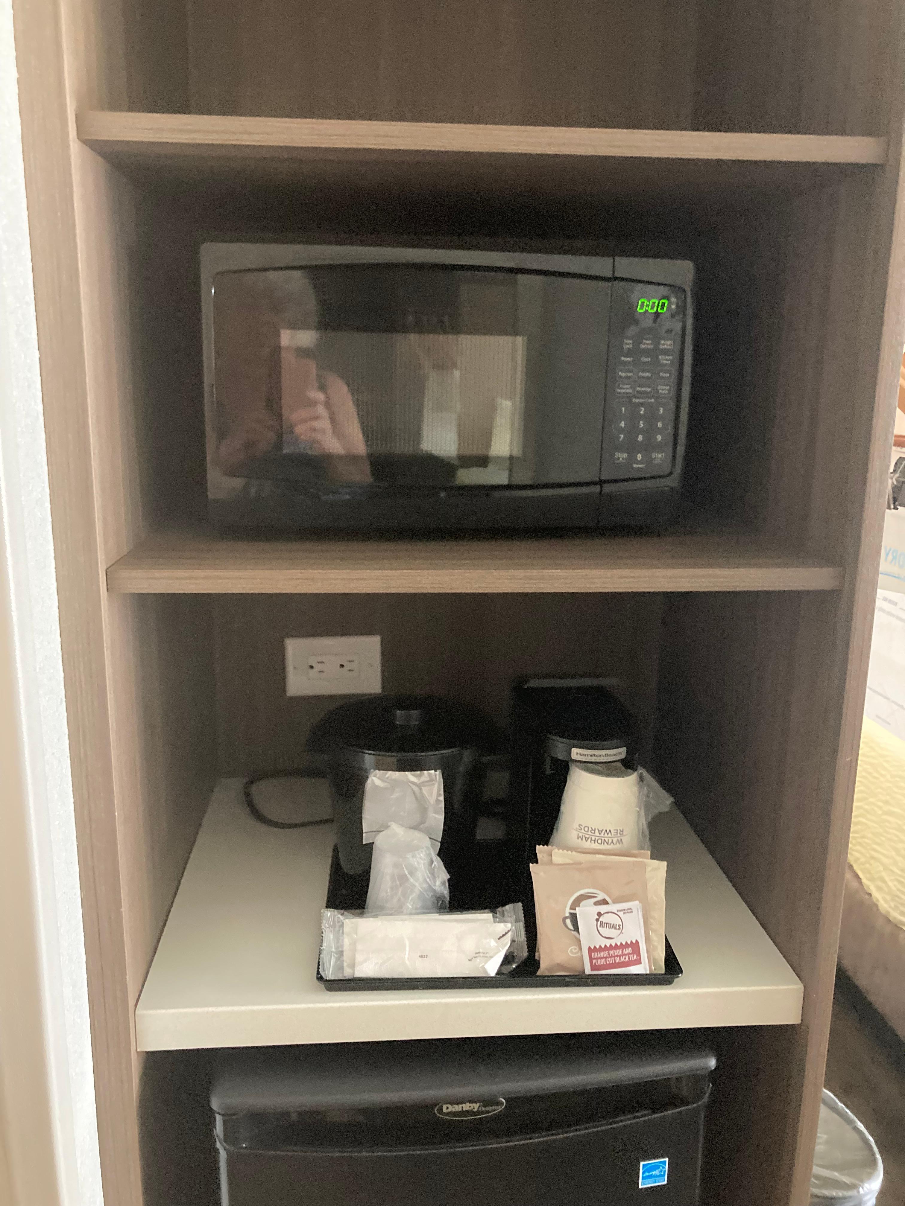 Didn’t open or use the microwave 