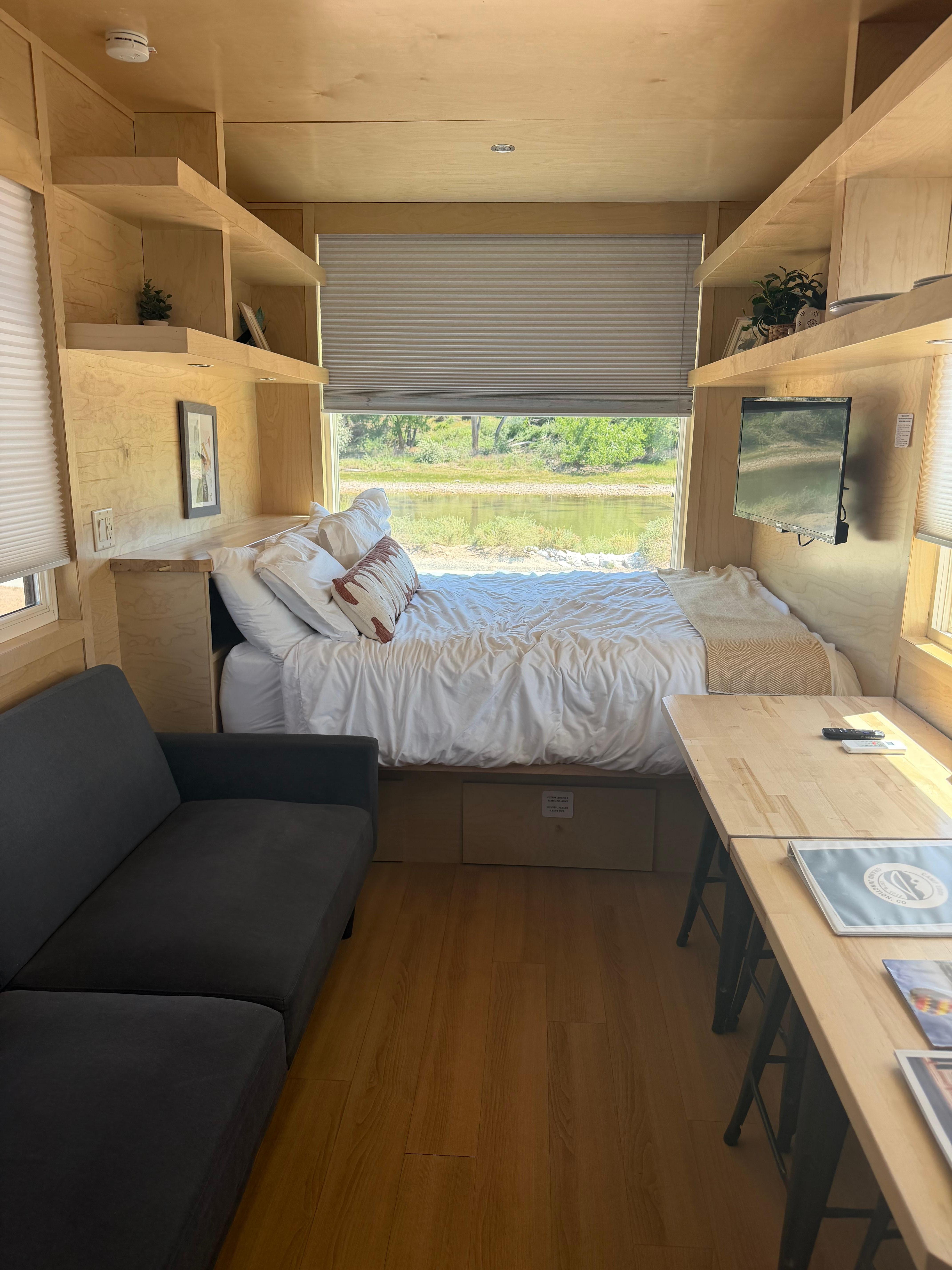 Perfect size for single traveler or a couple 