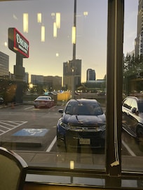 This is from the window during my tasty free diner!