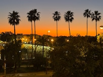 Vista da varanda do nosso quarto