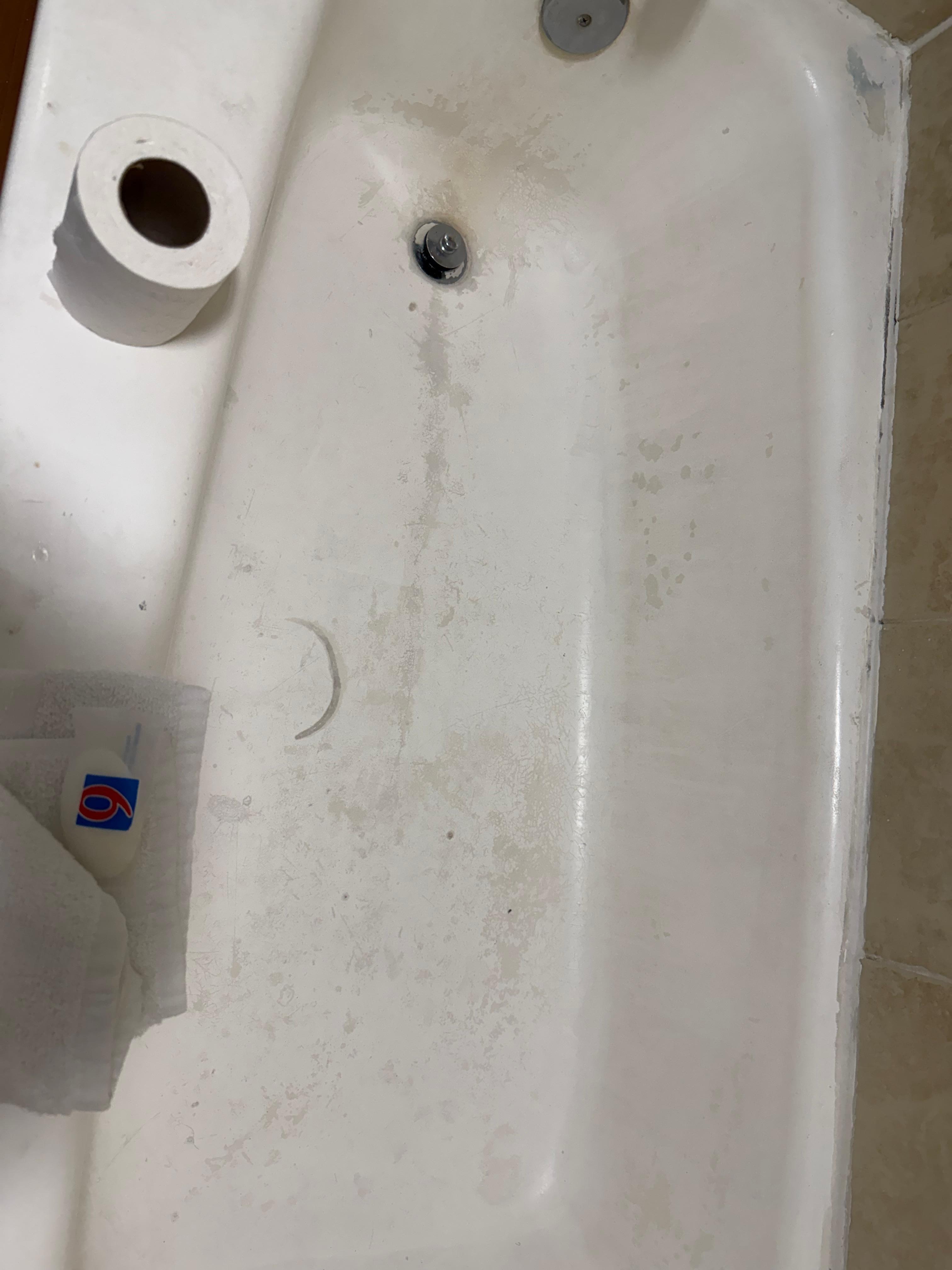 Filthy bathroom fixtures