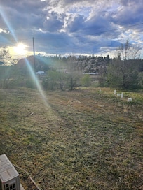 The view from behind the Rusty Buck Inn