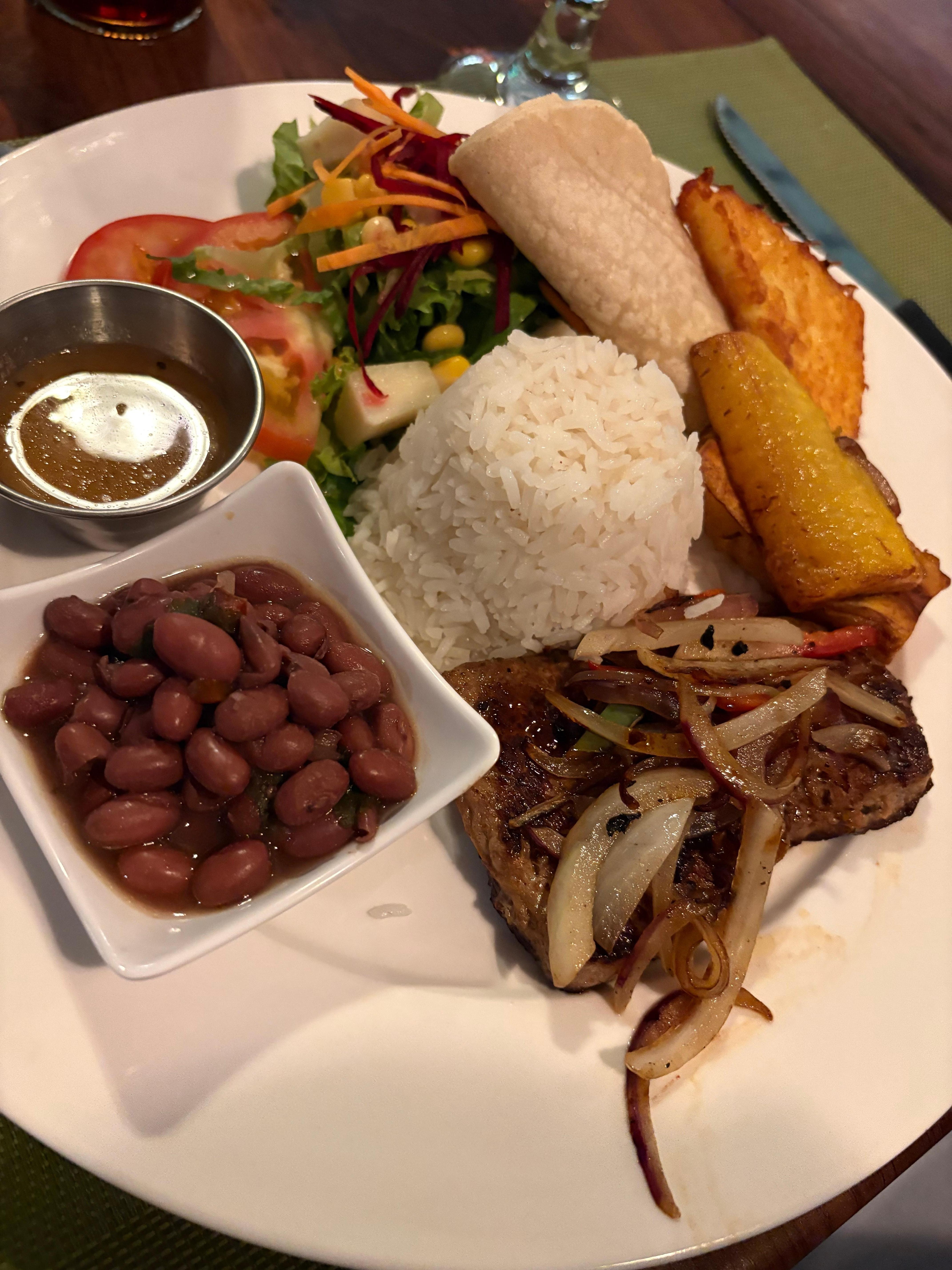 Restaurant dinner