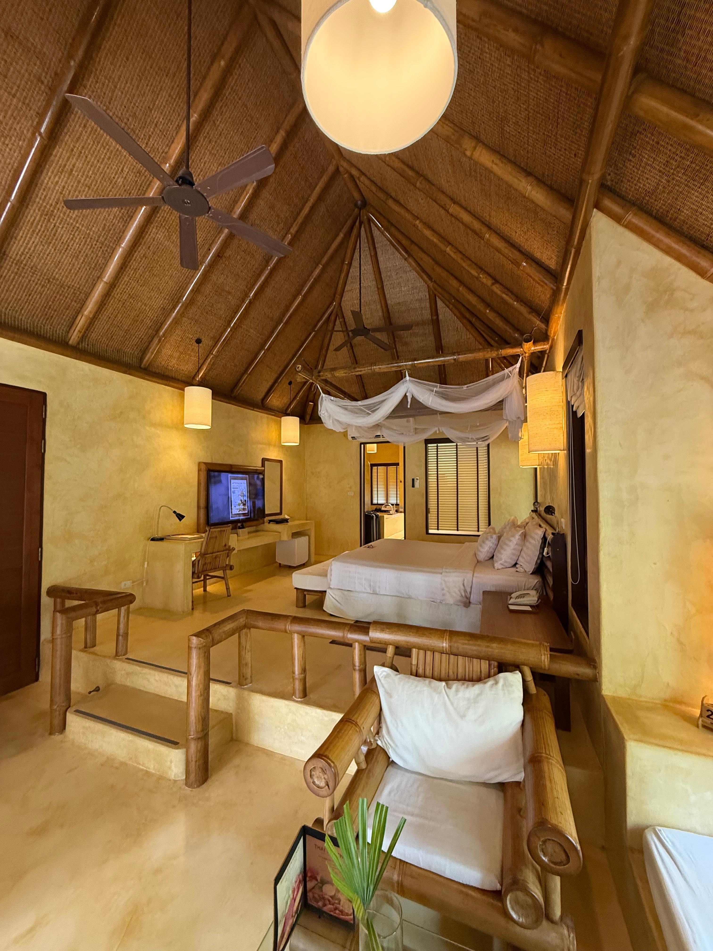 Villa notez la porte à gauche qui peut permettre d’accéder à la partie mitoyenne