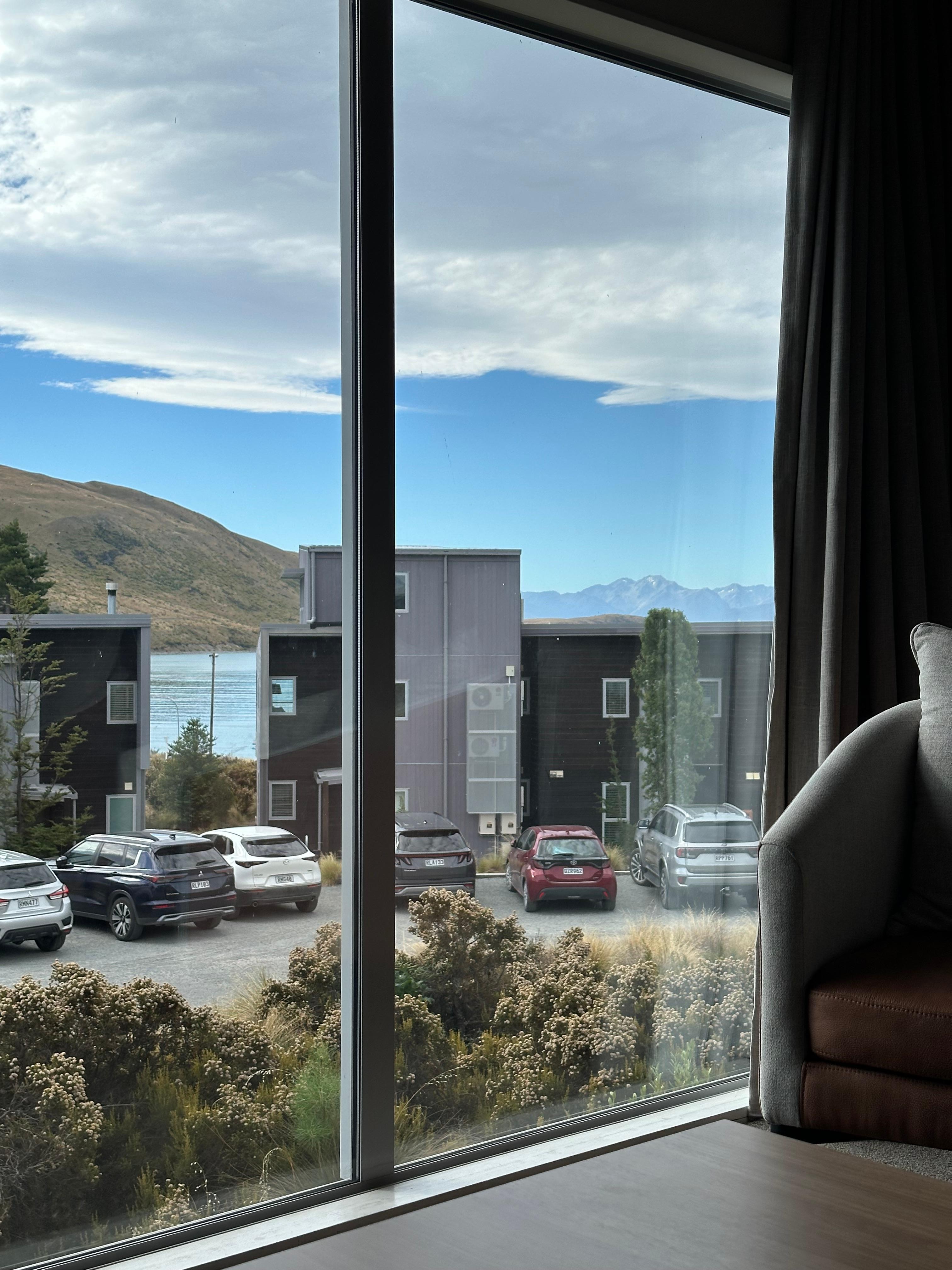 My “lakefront view”