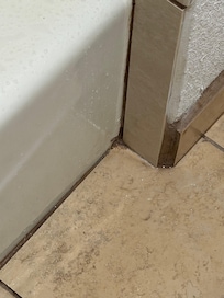 Dripping water from shower and faucet