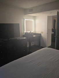 Bedroom looking from the window