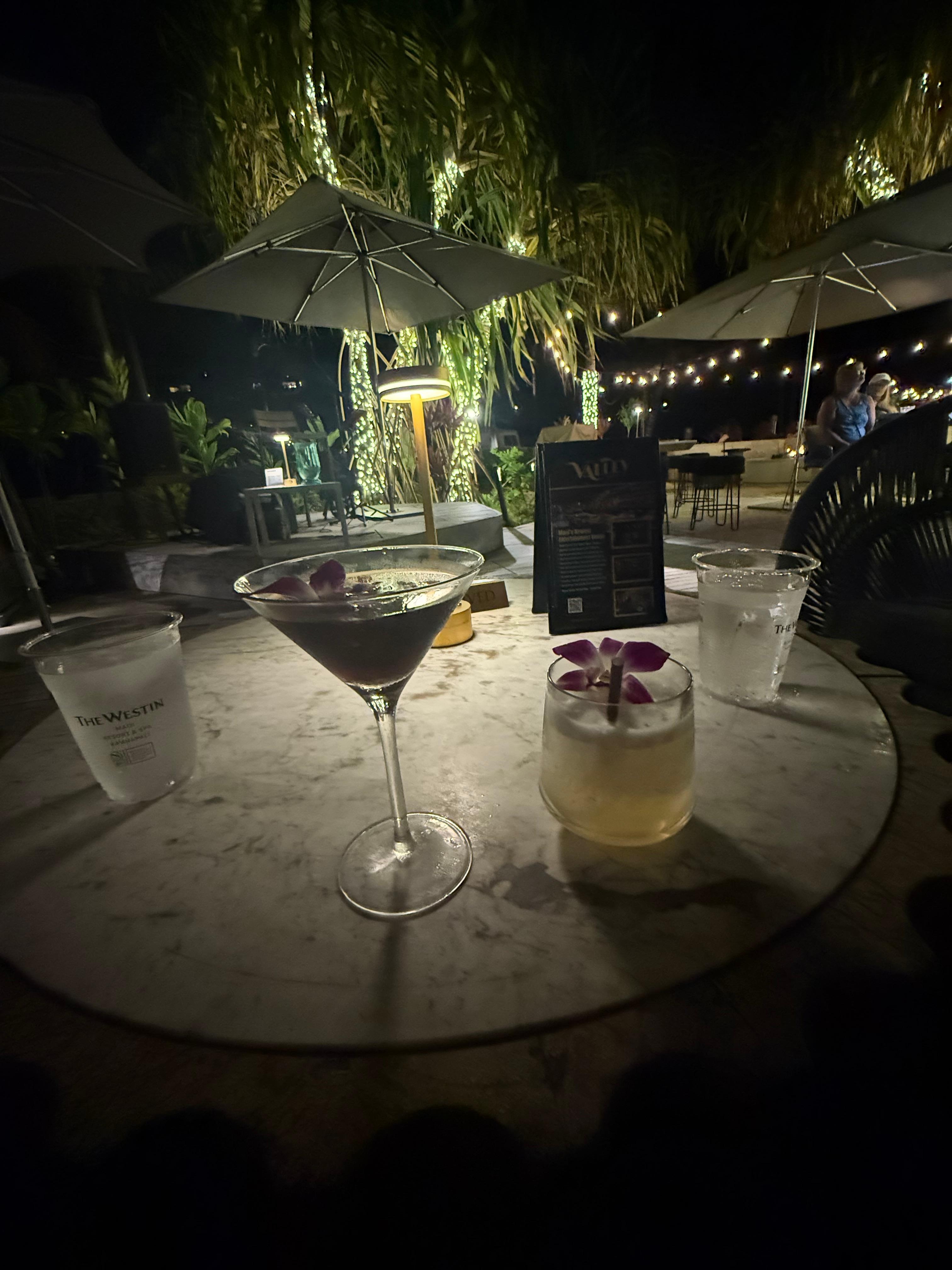 Live music and drinks at the Westin. 