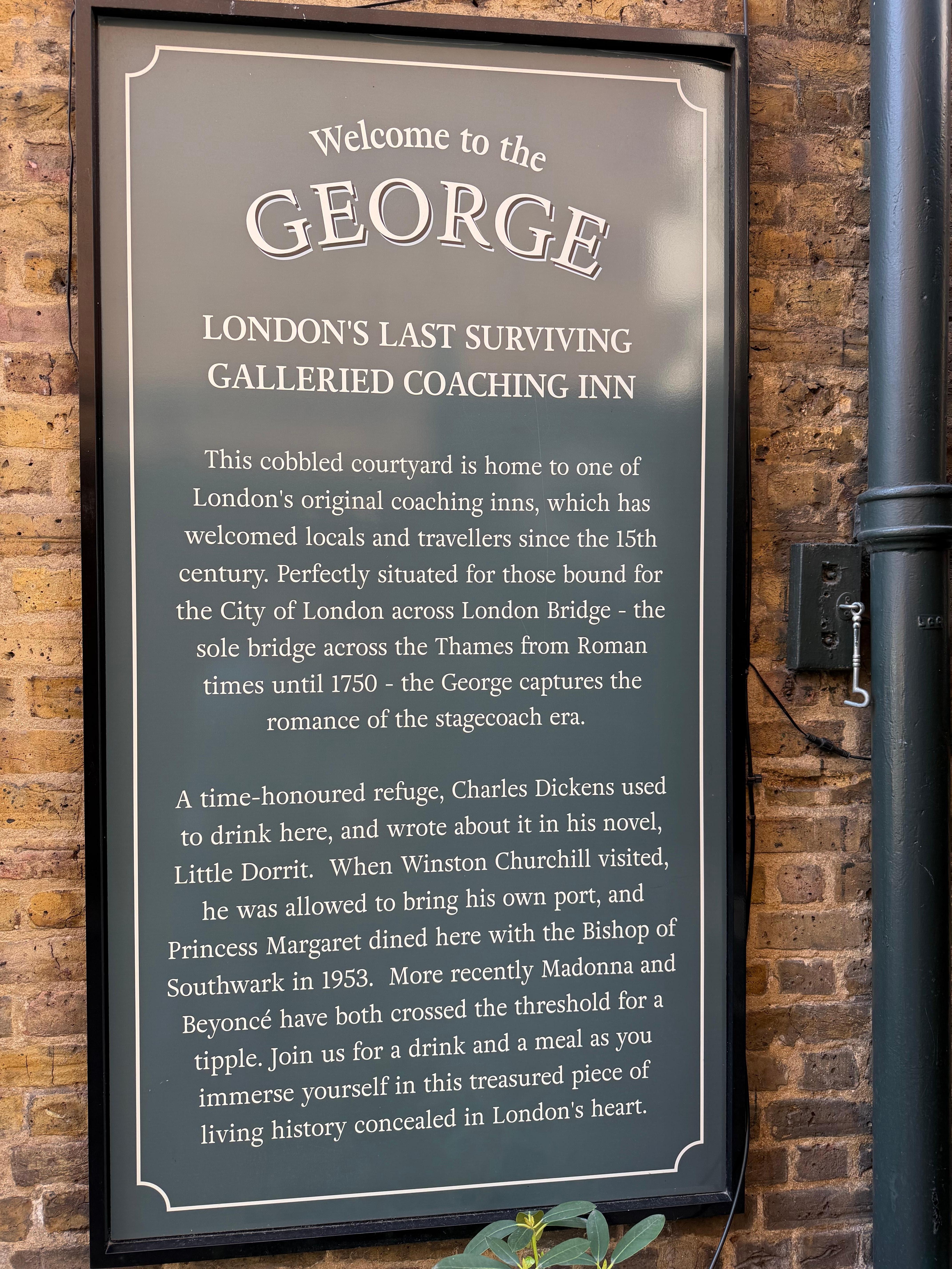 Easy access to Borough Market