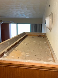 Top of closet. Hasn't been cleaned for years.