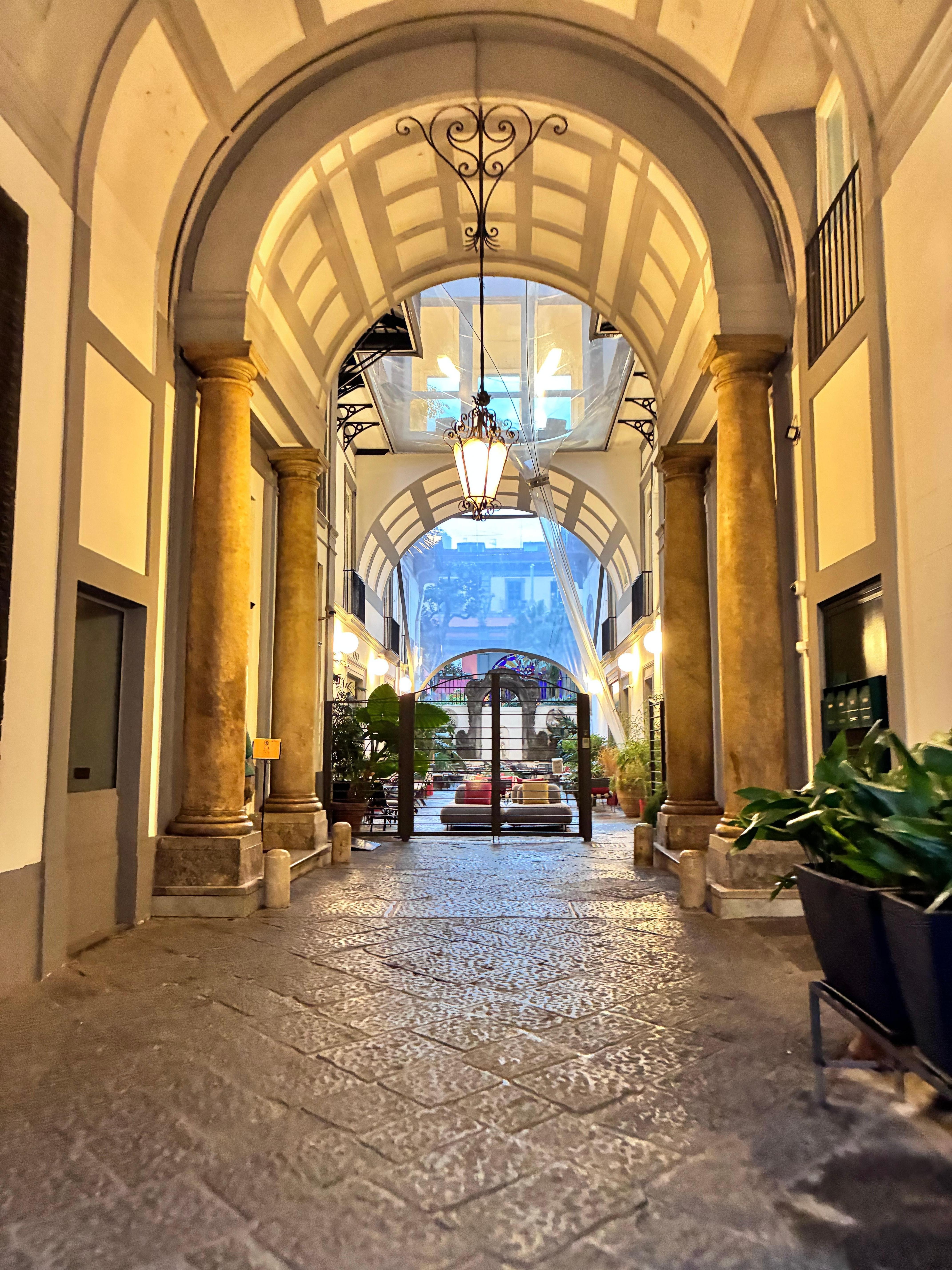 Courtyard from entrance