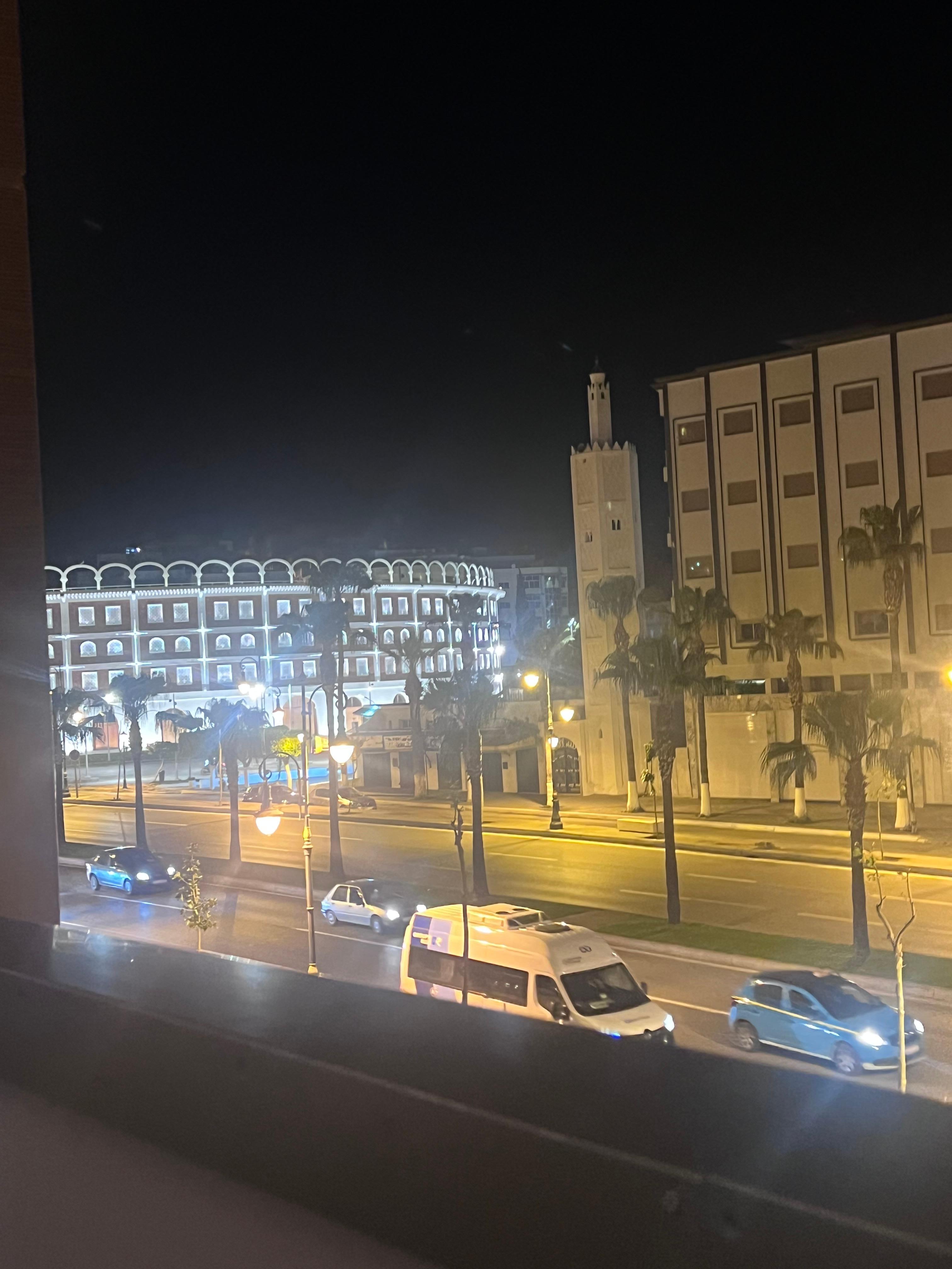 View from balcony. 