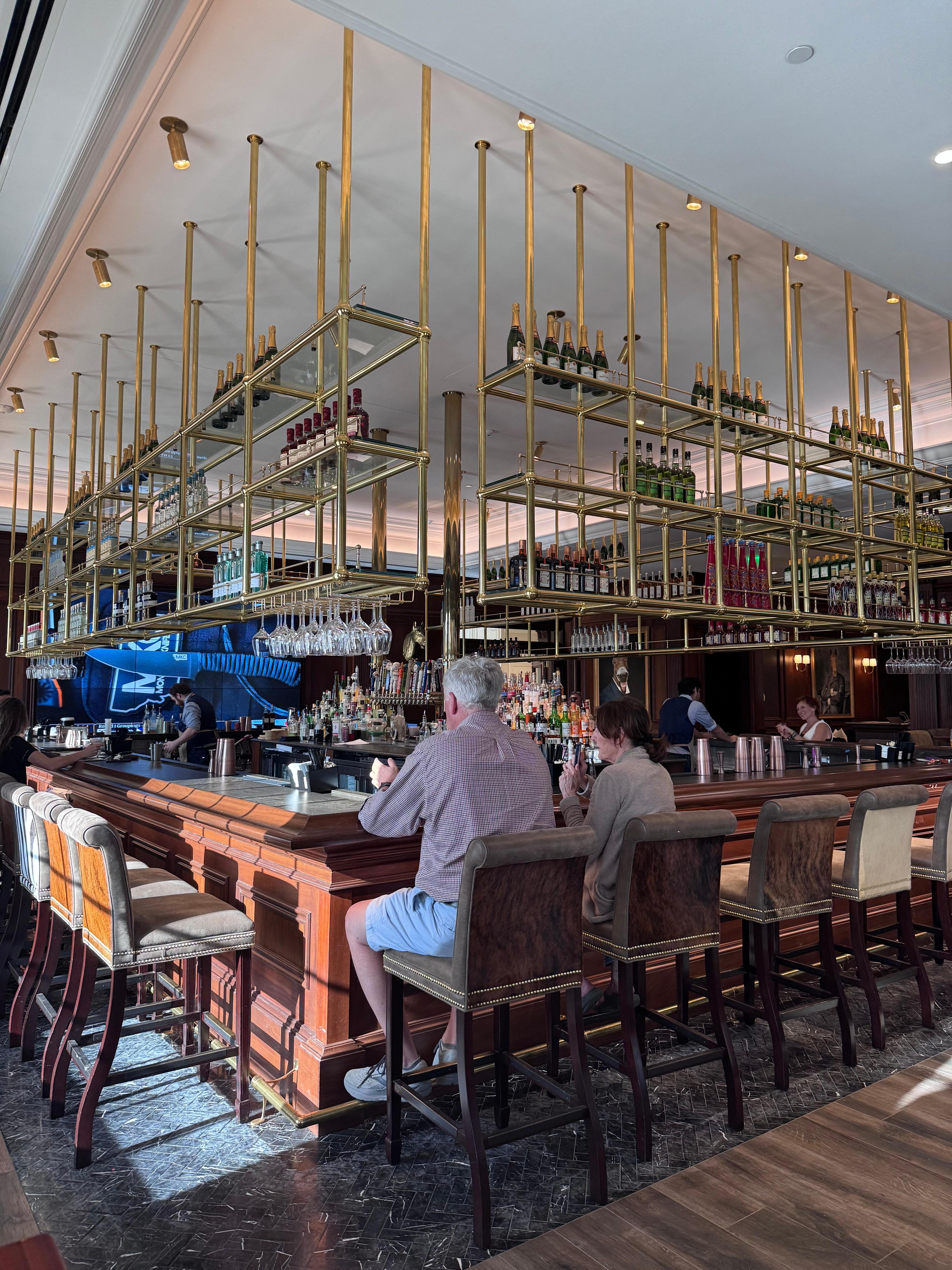 The Polo Club bar area 