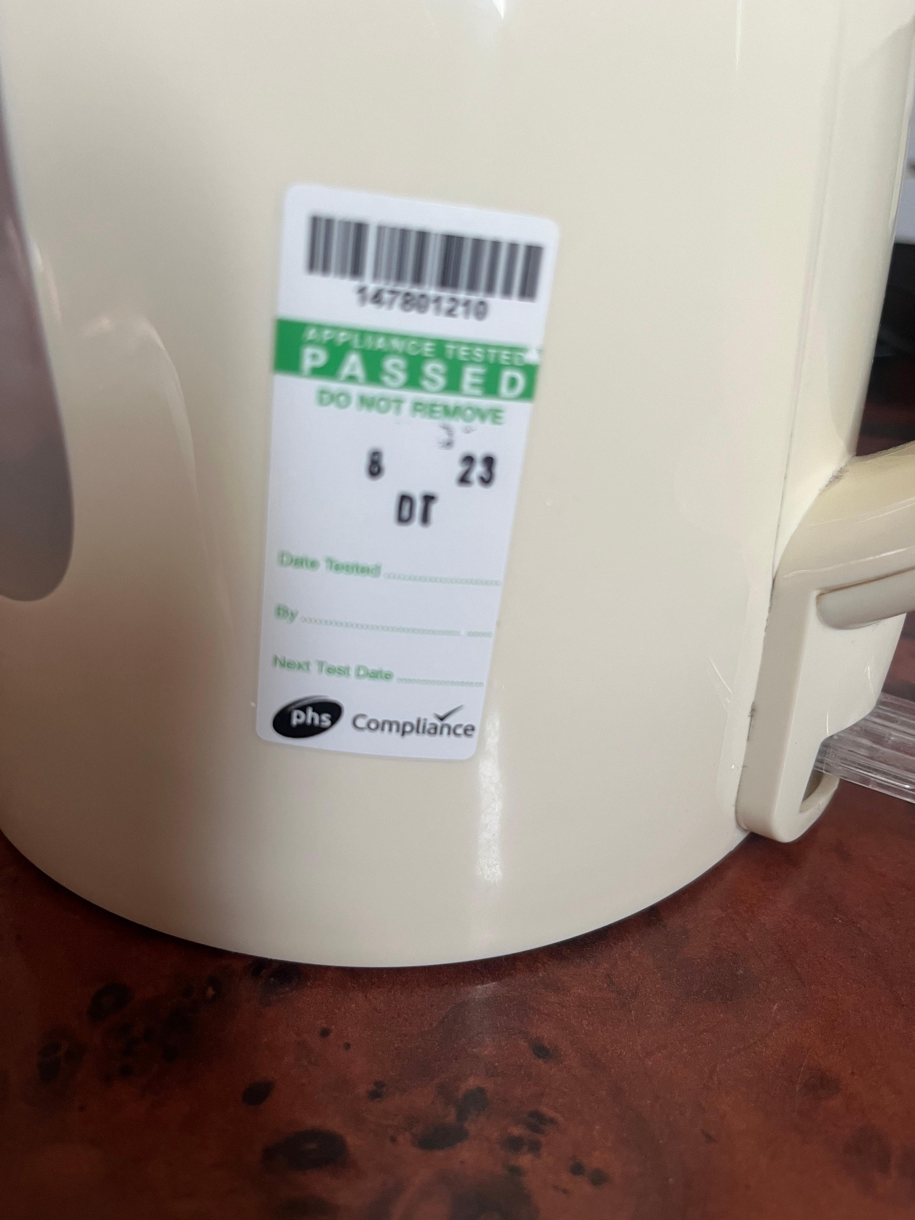 Out dated electric check
