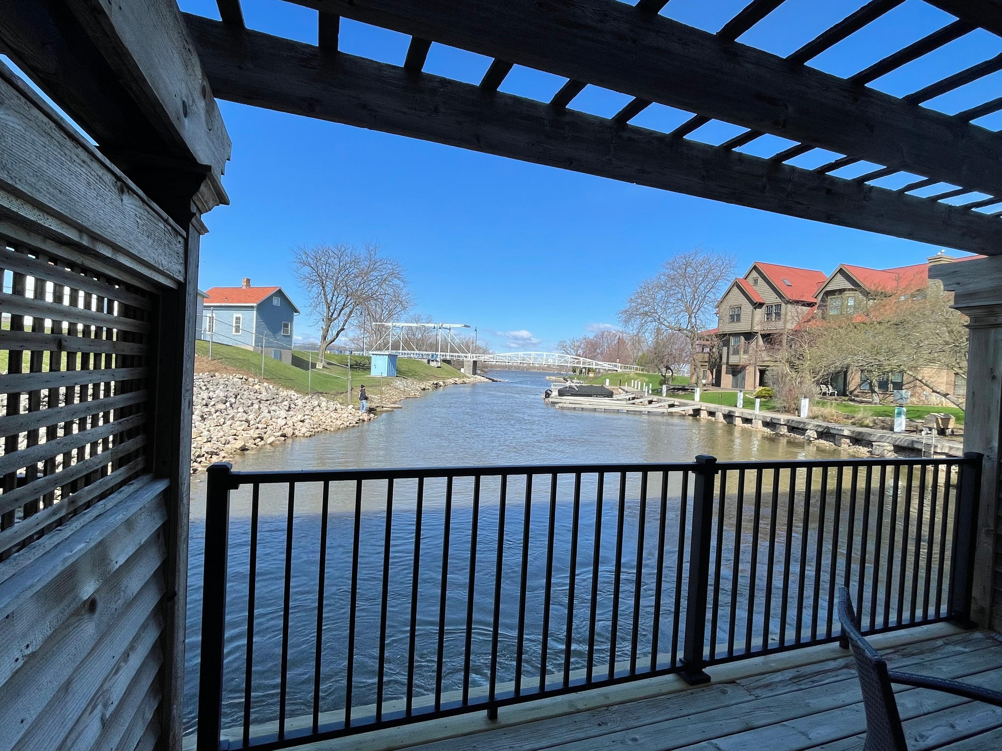 We were in a patio suite so the water was just out the back door. Lots of ducks, geese and pelicans. 