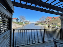 We were in a patio suite so the water was just out the back door. Lots of ducks, geese and pelicans.