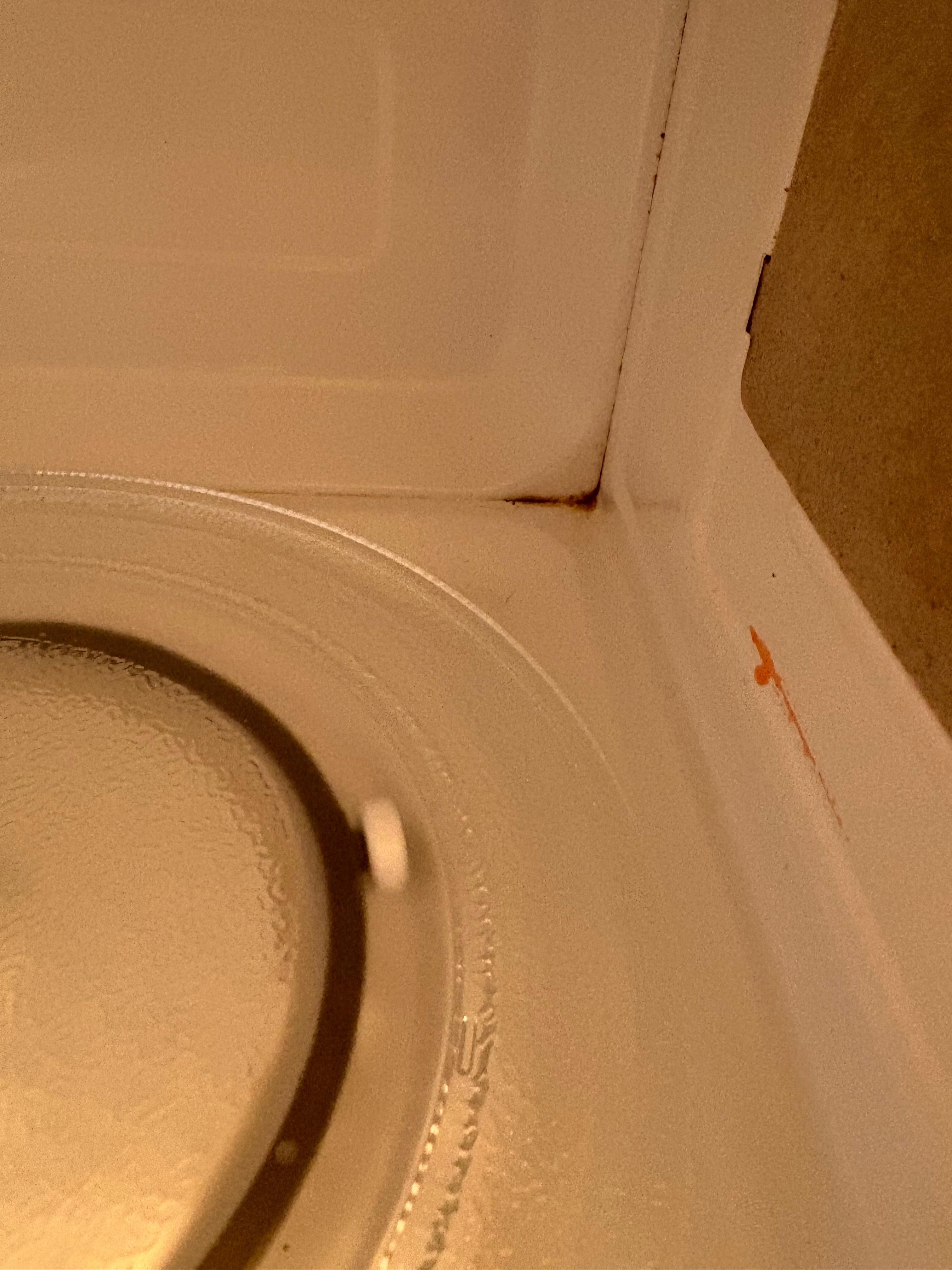 Unkept microwave 