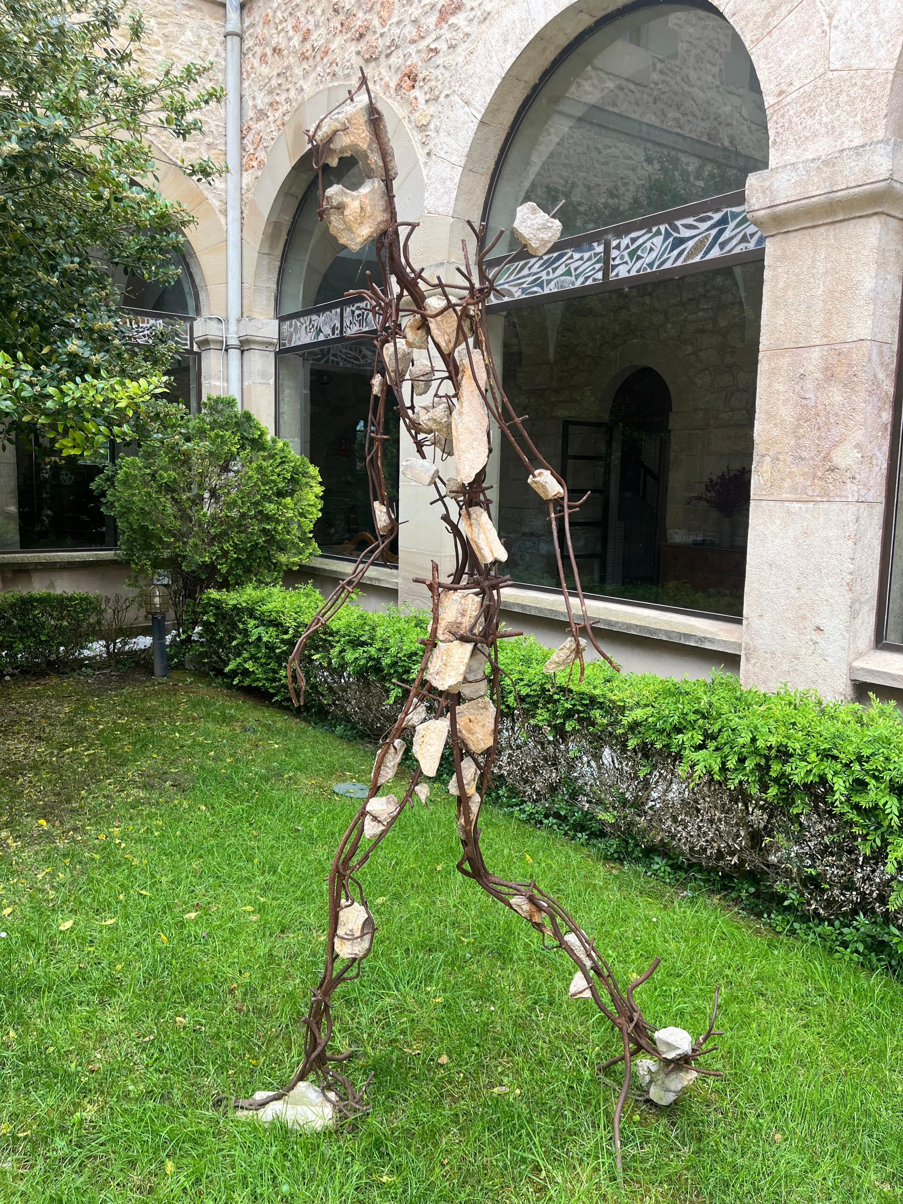 Artwork in the courtyard 