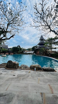 Swimming pool near lobby