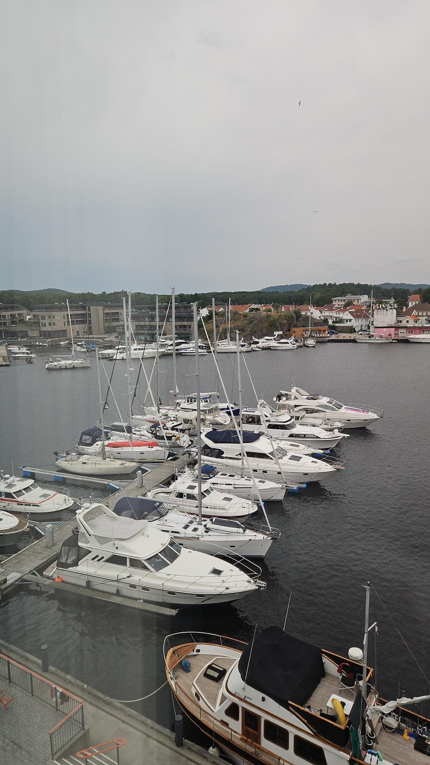 Bilde tatt fra hotellrommet
