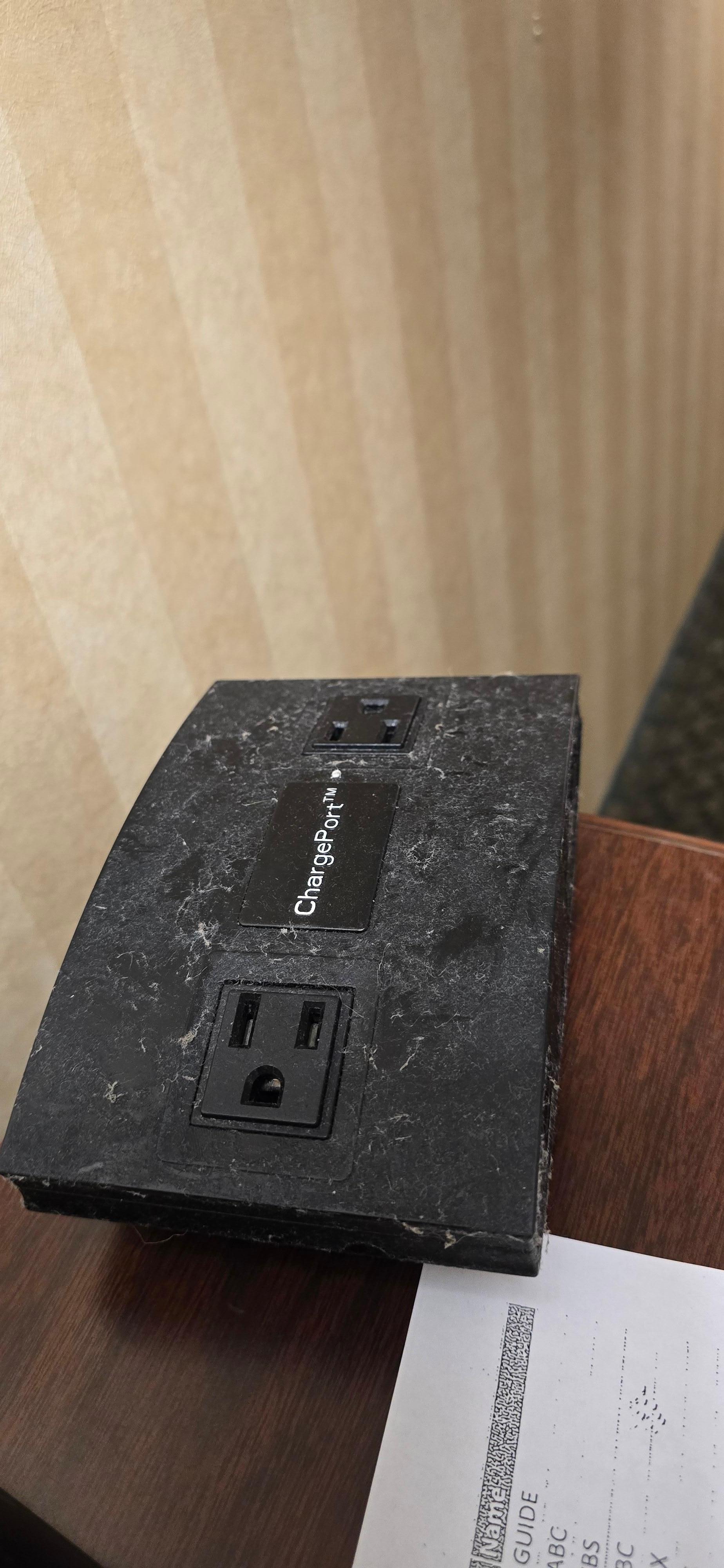 The charging station on my night stand. 