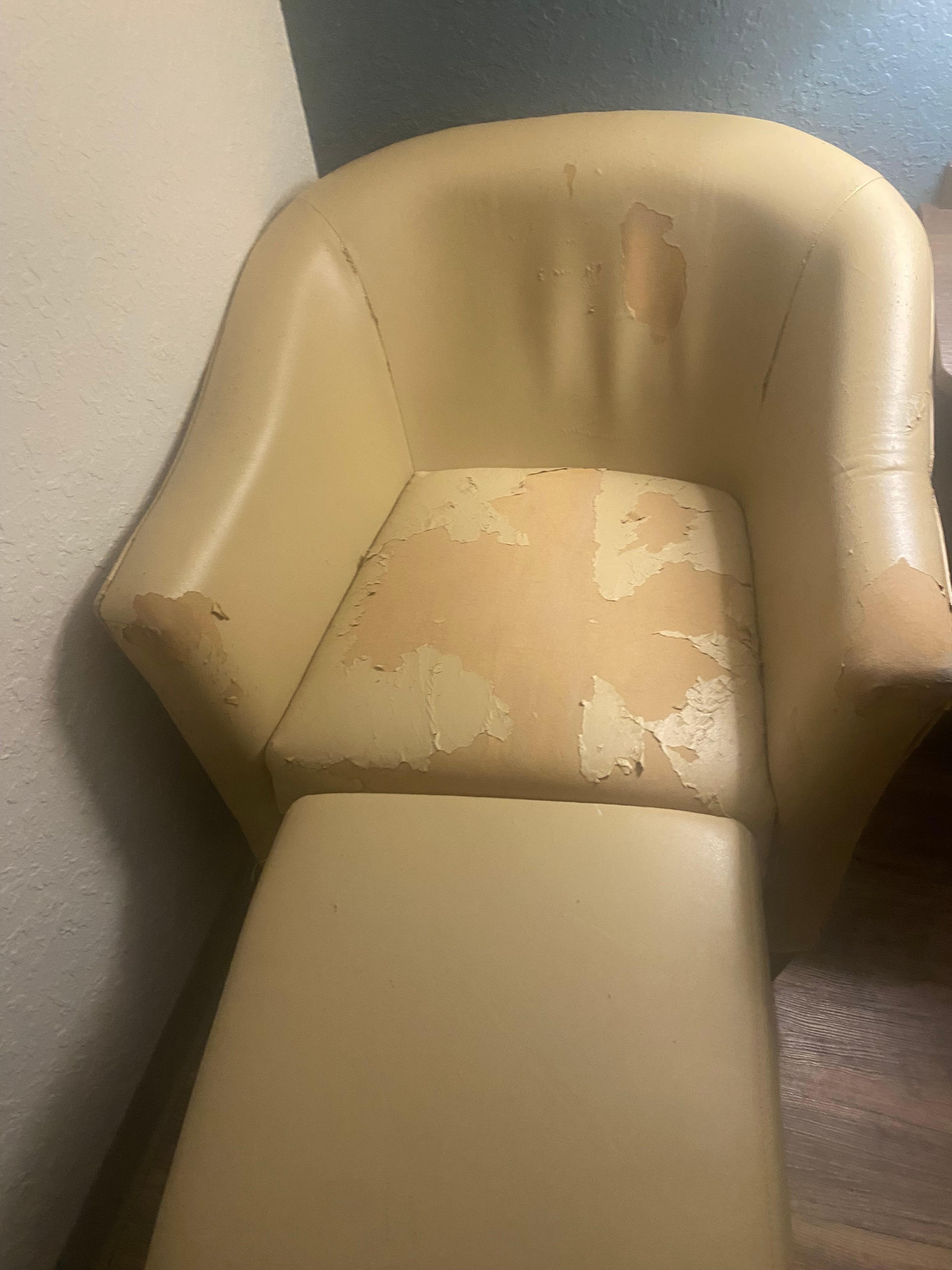 Chair in room. 
