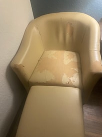 Chair in room.